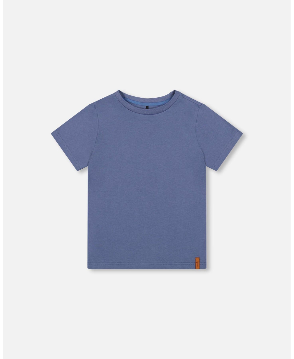 Click here for Deux par Deux Big Boys Cotton Jersey T-Shirt - Blu... prices