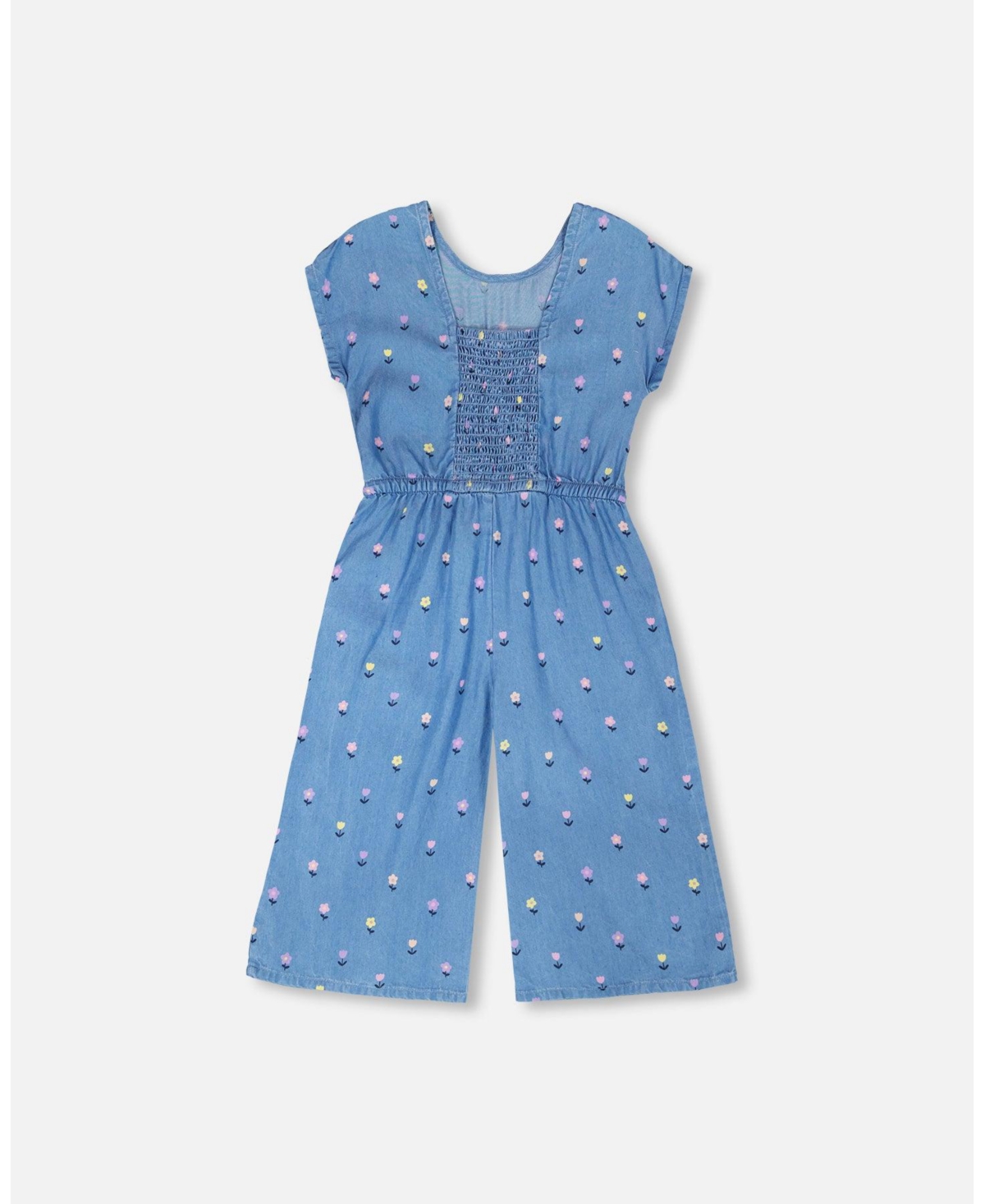 Click here for Deux par Deux Toddler Girls Chambray Jumpsuit Flow... prices