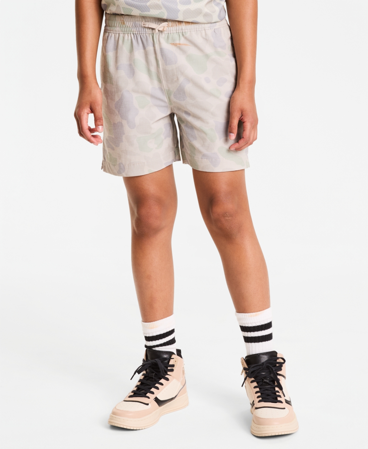 Click here for abercrombie kids Boys Hybrid Shorts - Light Duck C... prices