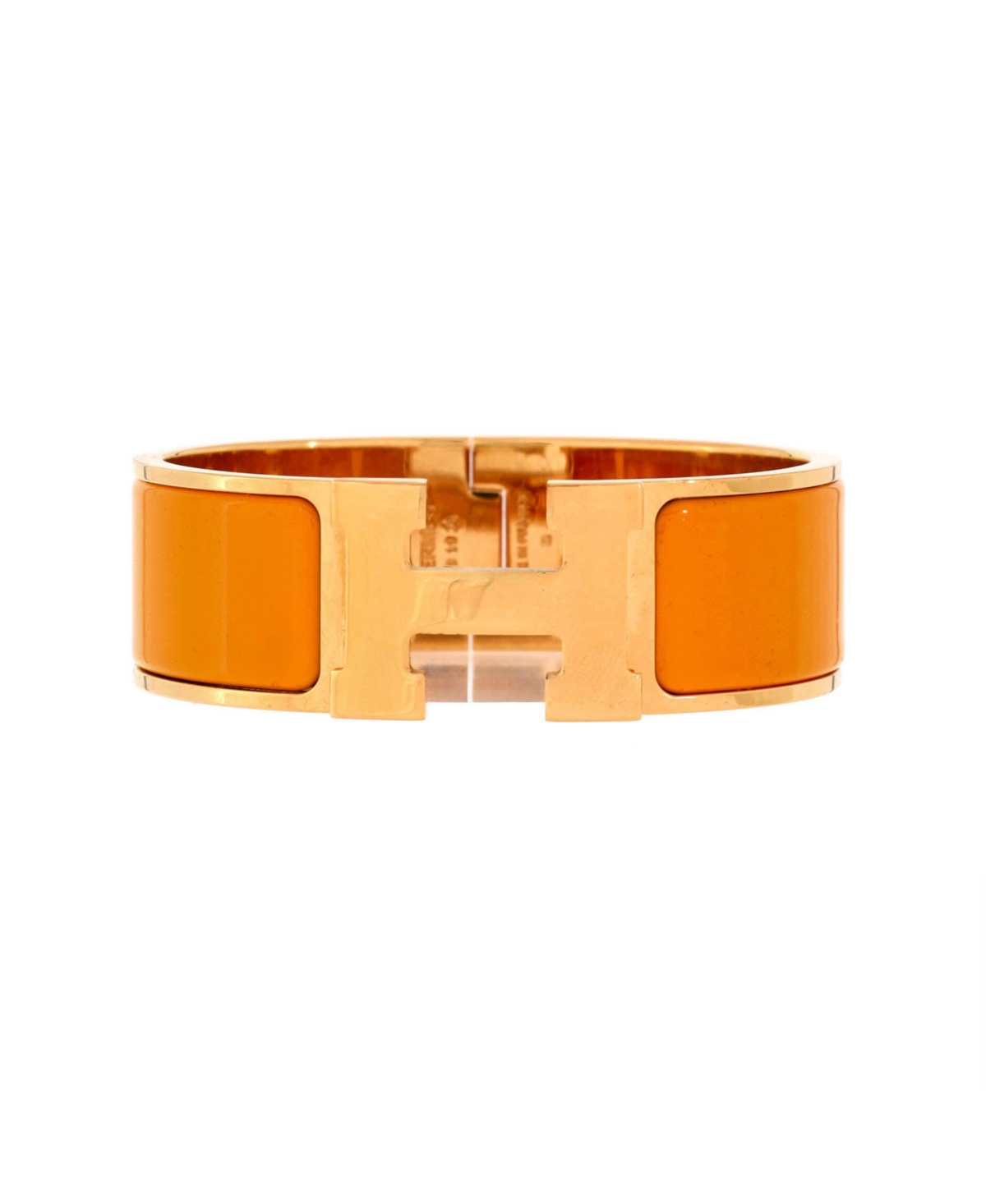 Click here for Pre-Owned HERMES Clic Clac H Bracelet - Enamel  me... prices