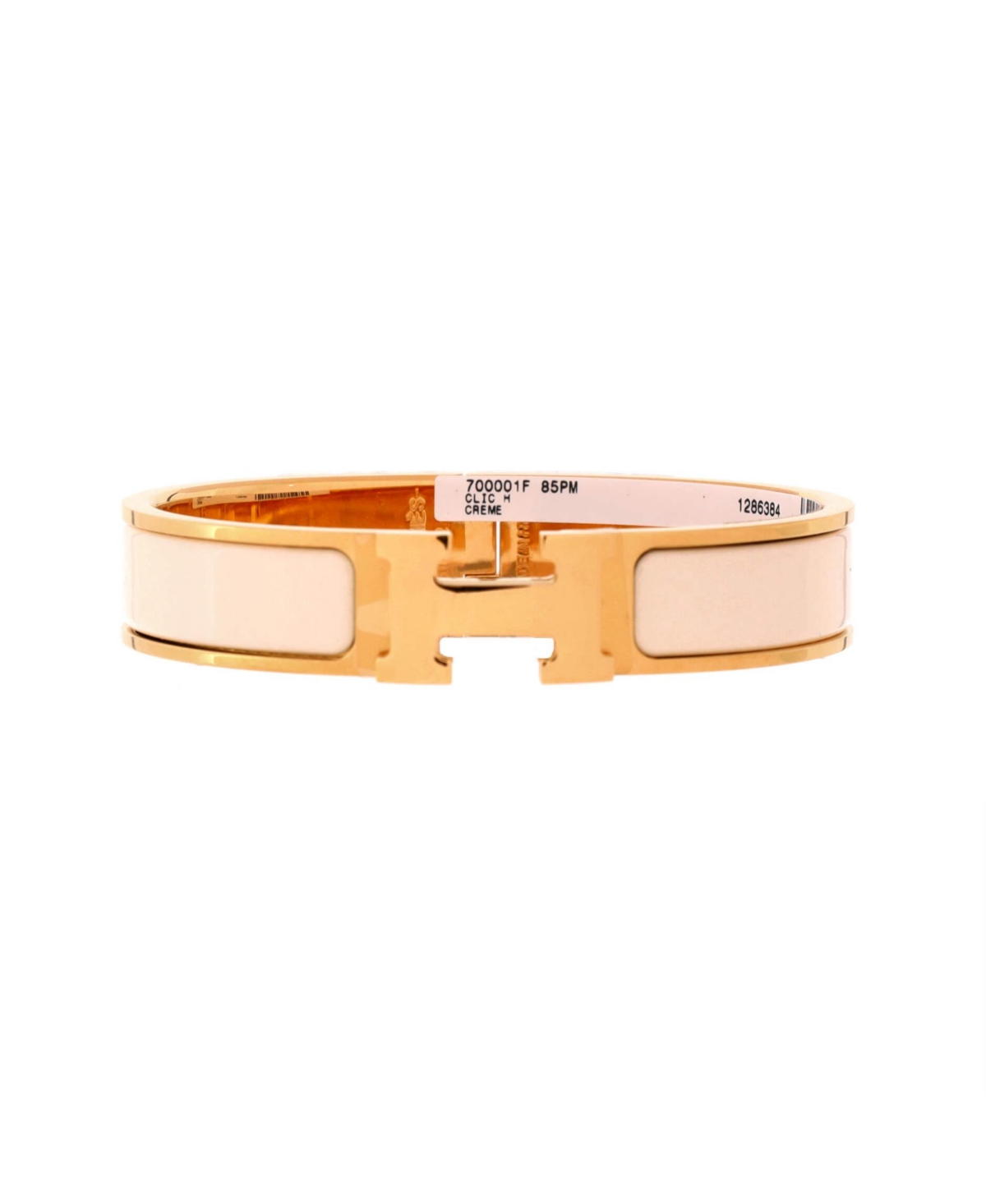 Click here for Pre-Owned HERMES Clic H Bracelet - Gold prices