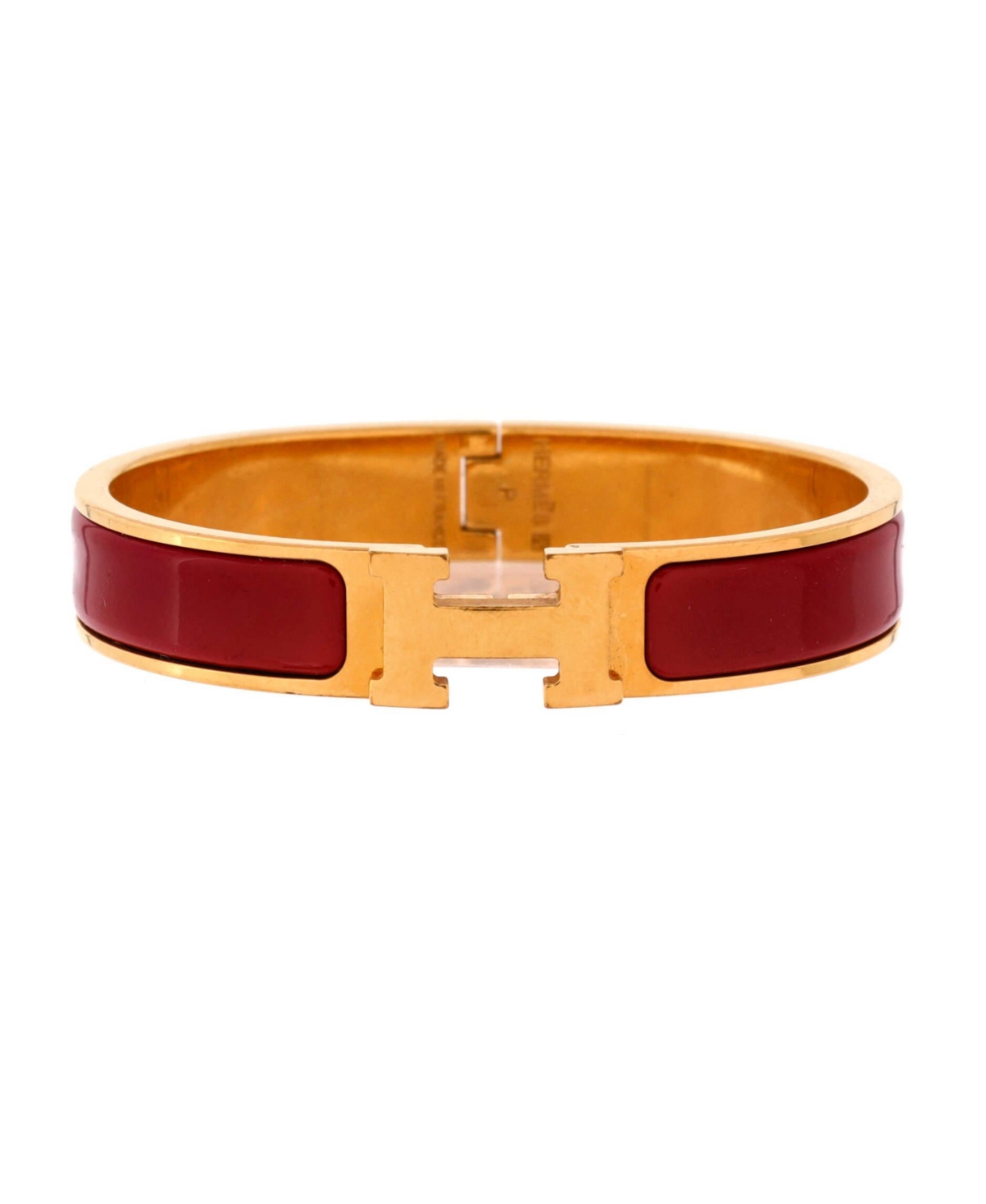 Click here for Pre-Owned HERMES Clic H Bracelet - Enamel prices
