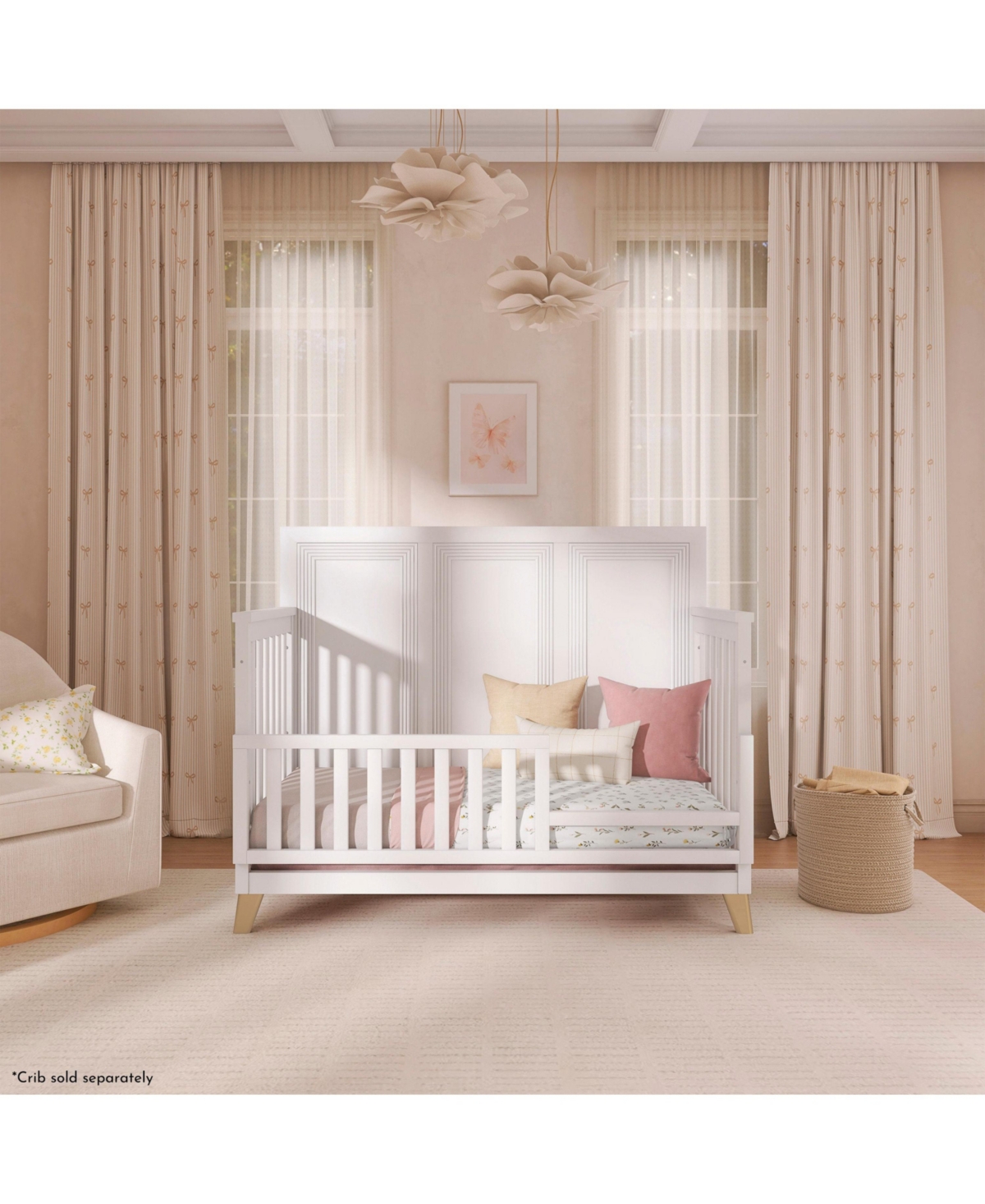 Click here for Evolur Convertible Crib Toddler Guard Rail I Full... prices