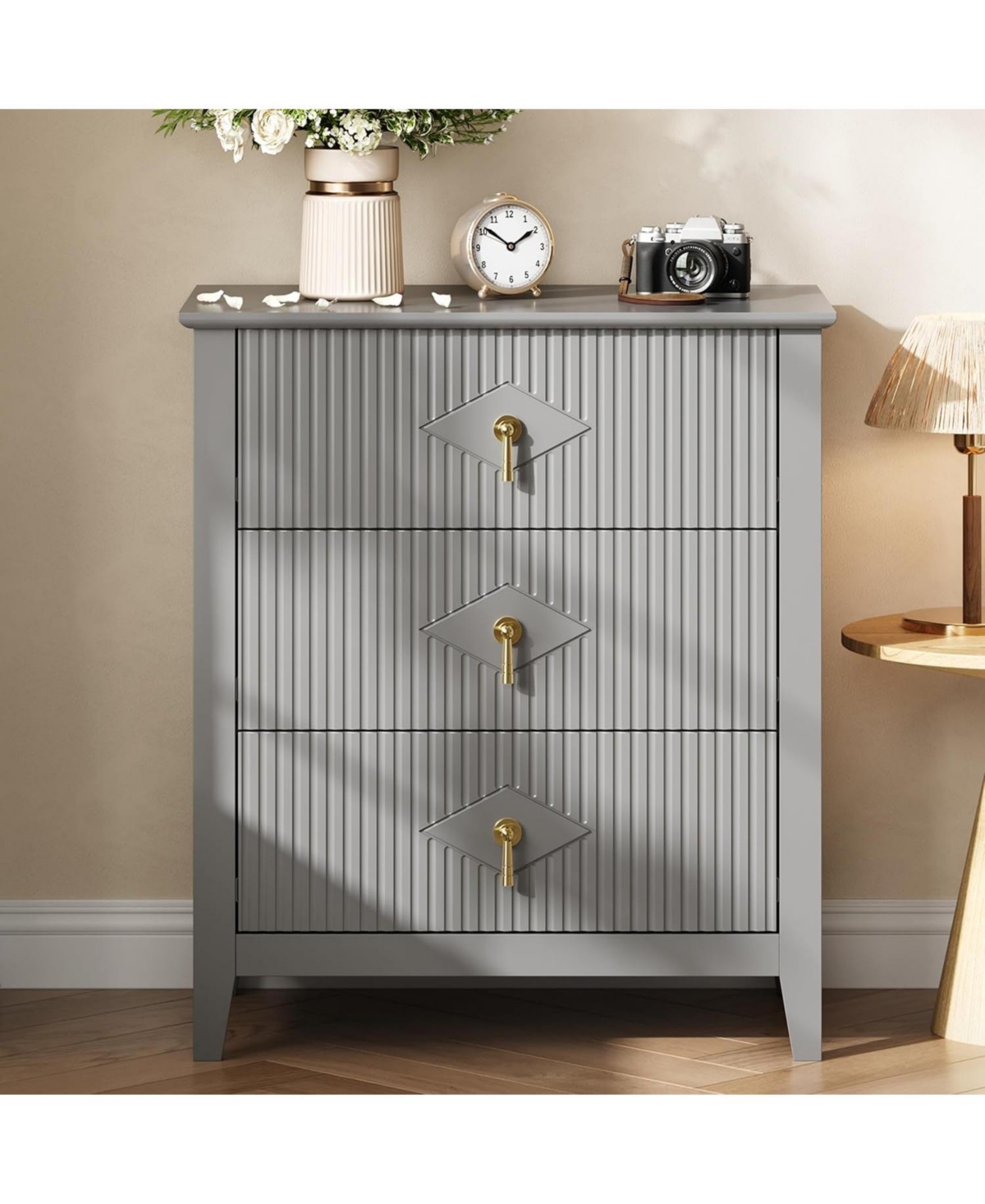 Click here for gaomon Fluted Dresser for Bedroom 27.6" Wide... prices