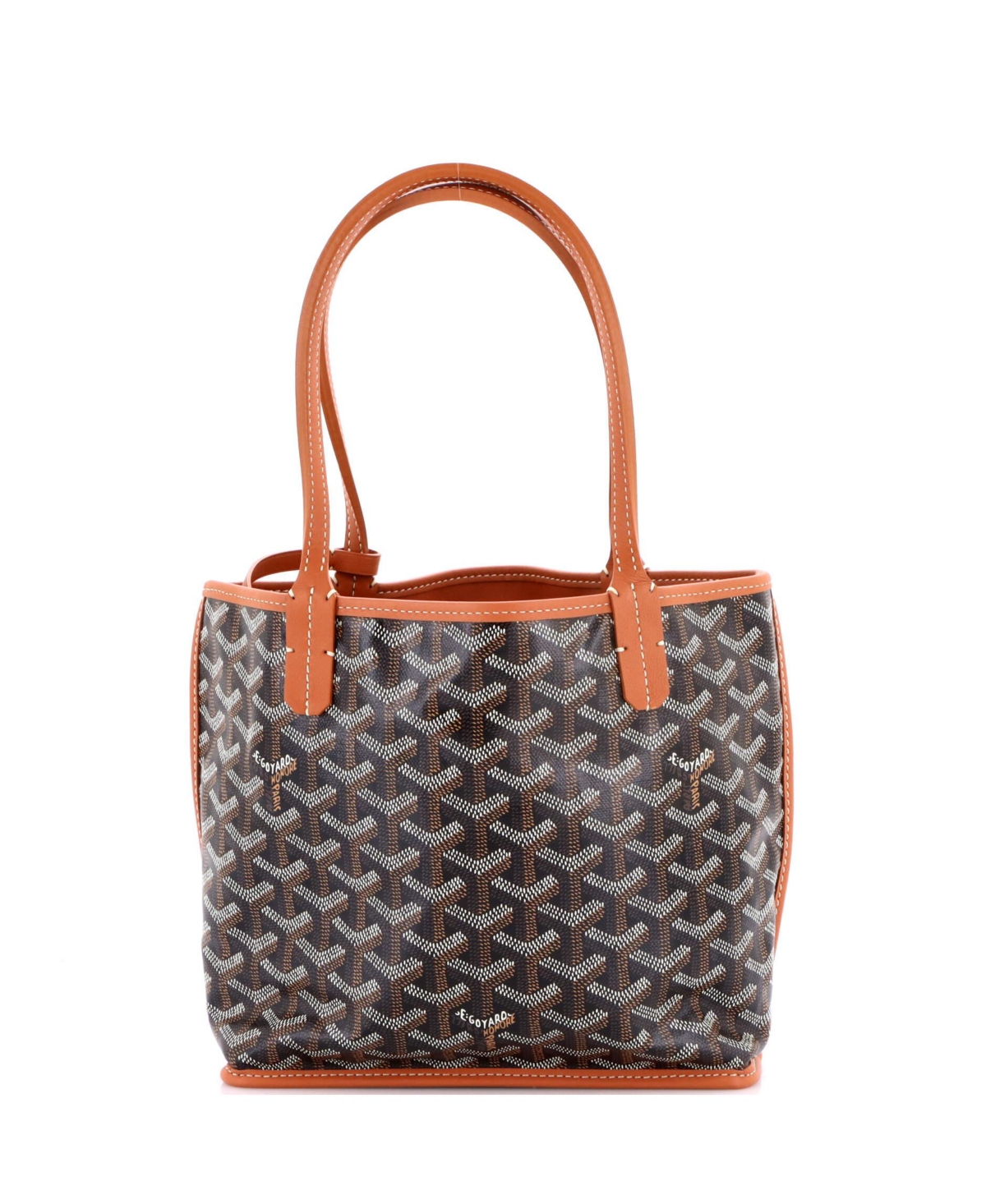 Click here for Pre-Owned Goyard Mini Anjou Reversible Tote Coated... prices