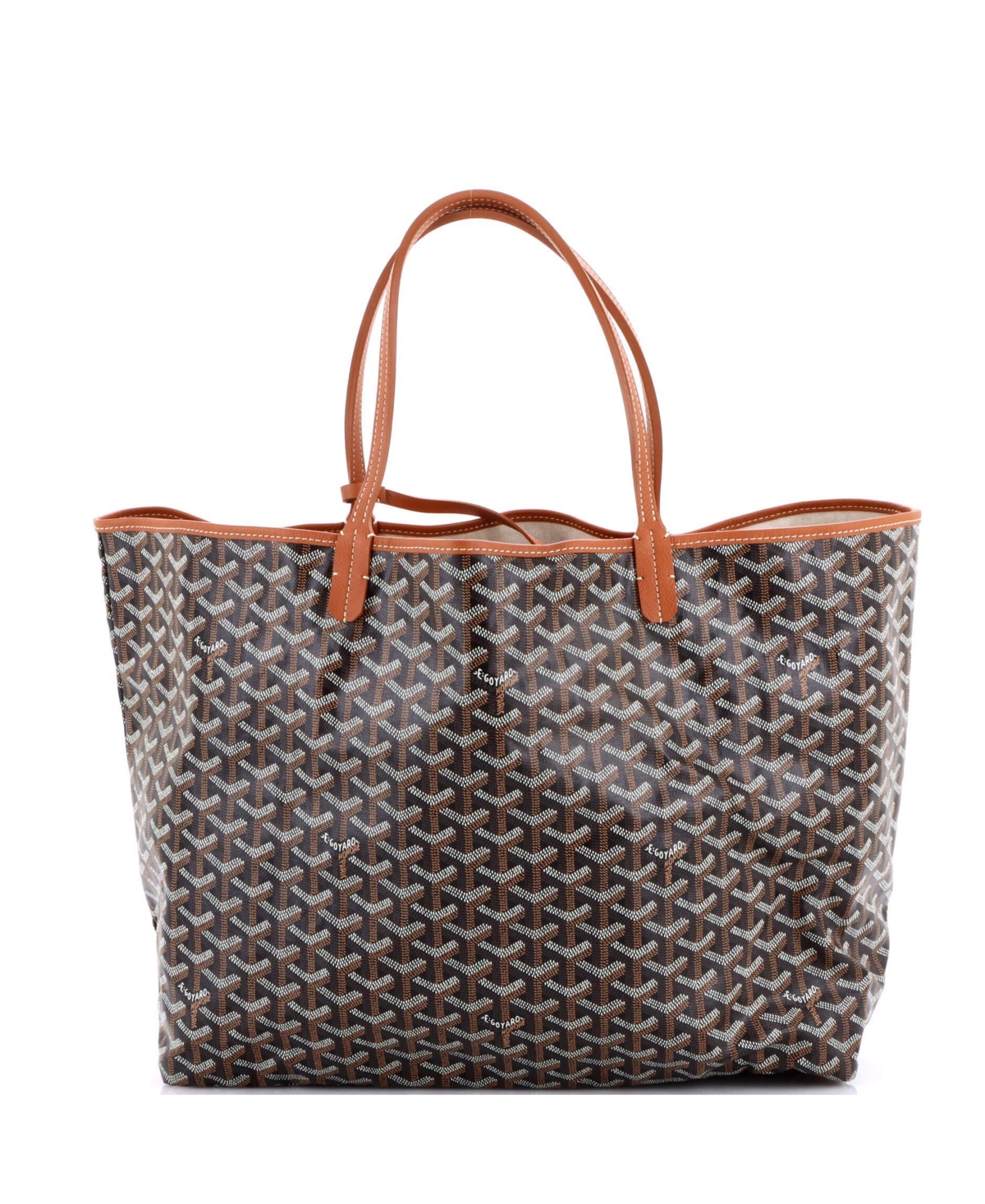 Click here for Pre-Owned Goyard Gm Saint Louis Tote Coated Canvas... prices