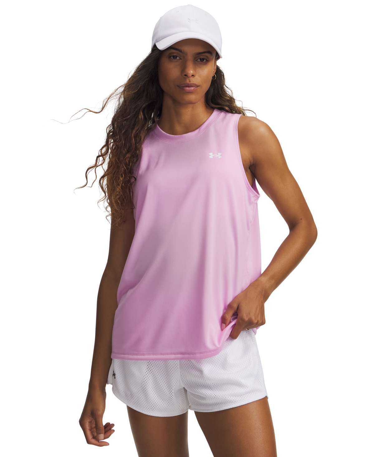 Click here for Under Armour Womens Ua Tech Crewneck Tank Top - Pi... prices