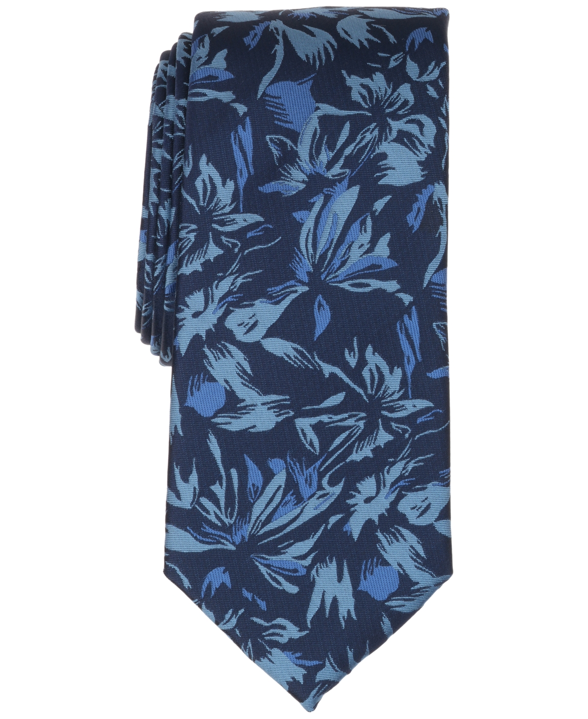 Click here for Perry Ellis Mens Wynne Floral Tie - Navy prices