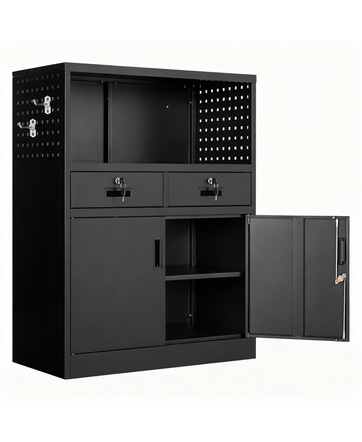 Click here for Yigii Heavy Duty Metal Cabinet with 2 Drawers & Lo... prices