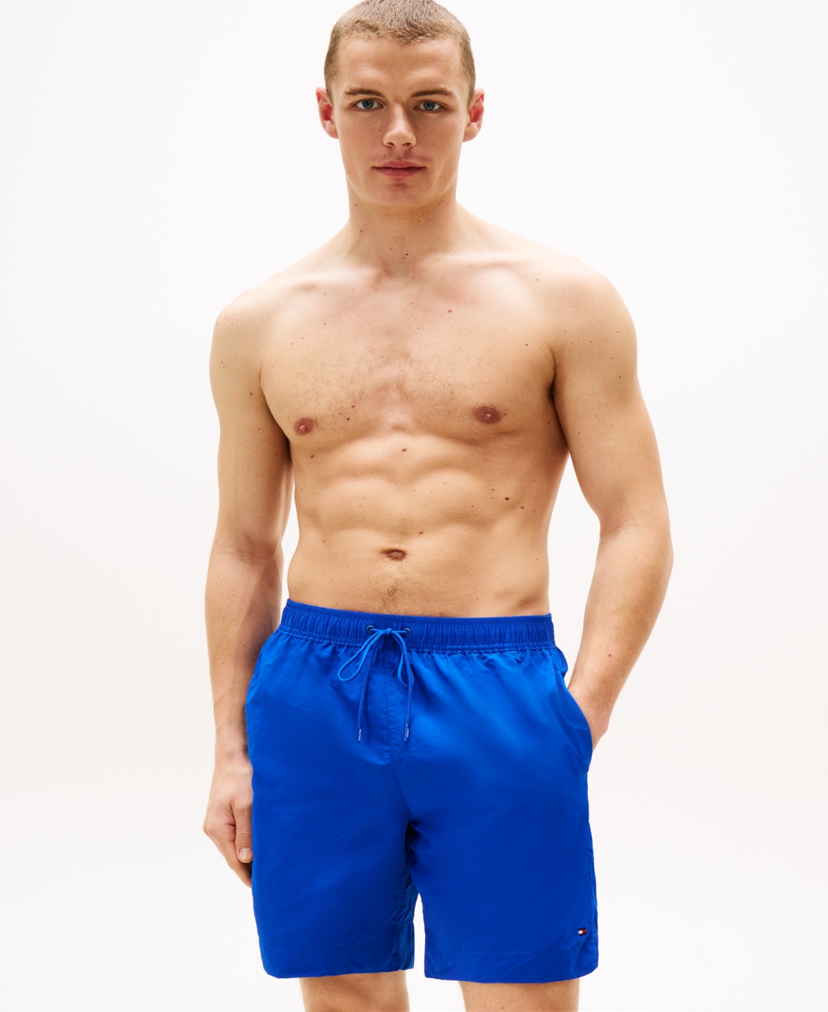 Click here for Tommy Hilfiger Mens Long Drawstring 7 Swim Trunks... prices
