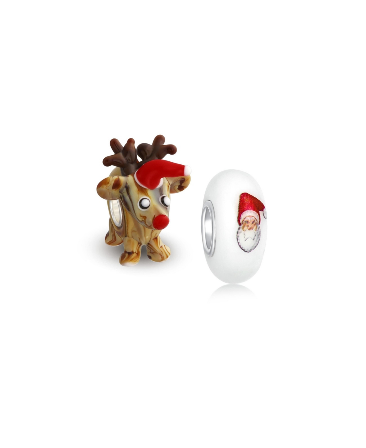 Click here for Bling Jewelry "Set of 2 Santa & red nose rein... prices