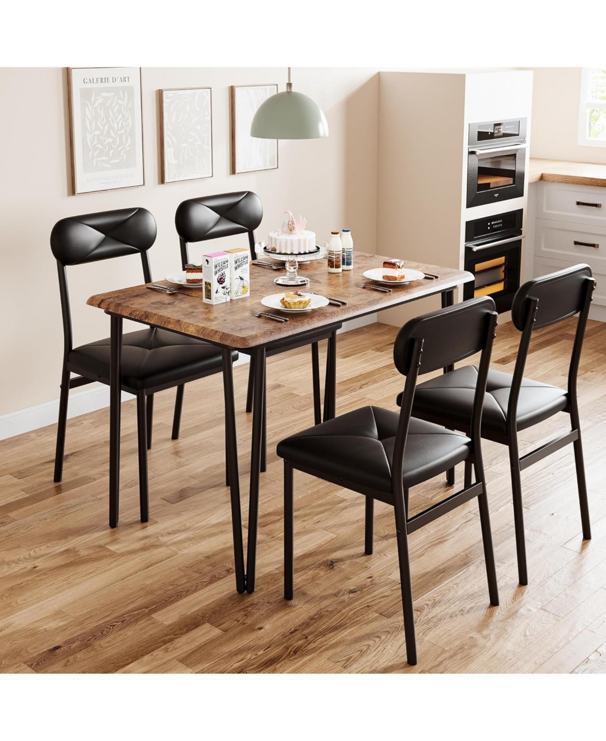 Click here for gaomon Dining Table Set for 4  Set Kitchen Table C... prices