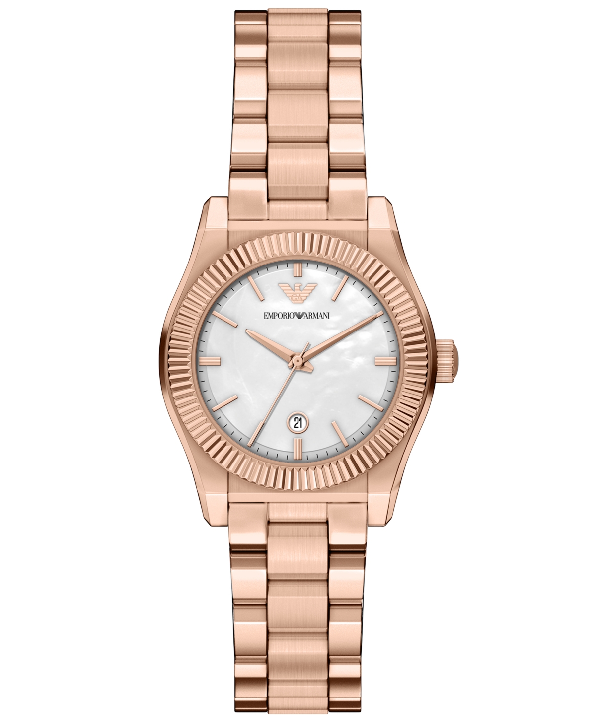 Click here for Emporio Armani Womens Quartz Three-Hand Rose Gold... prices