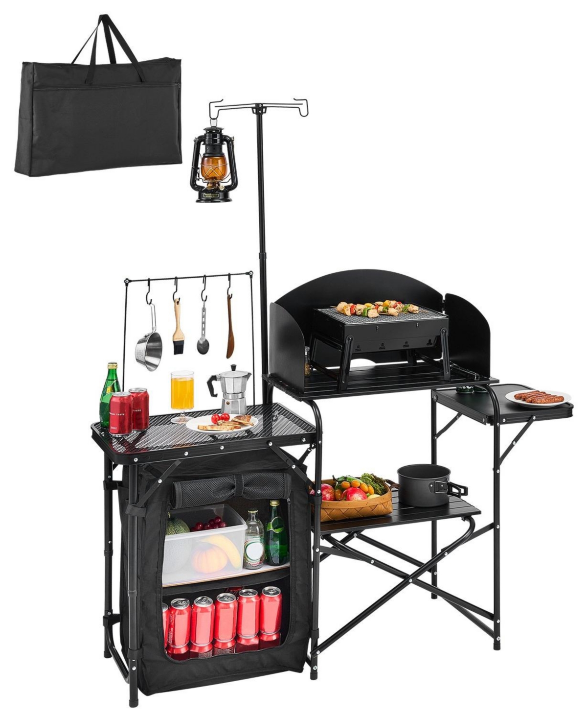 Click here for Mecale Camping Kitchen Table  Aluminum Portable Co... prices