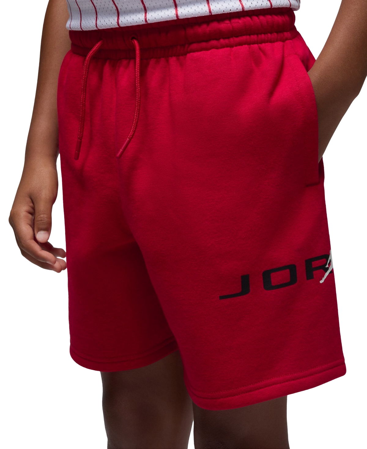 Click here for Jordan Boys 8-18 Baseline Elastic Waist Fleece Sho... prices