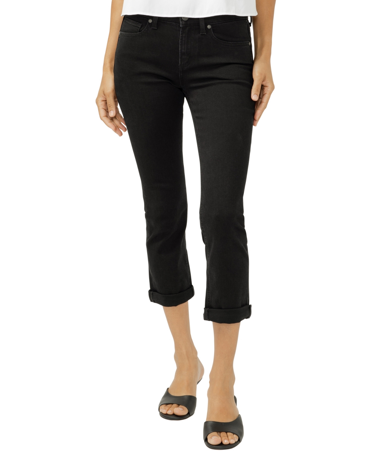 Click here for Silver Jeans Co. Womens Suki Mid Rise Luxe Stretch... prices