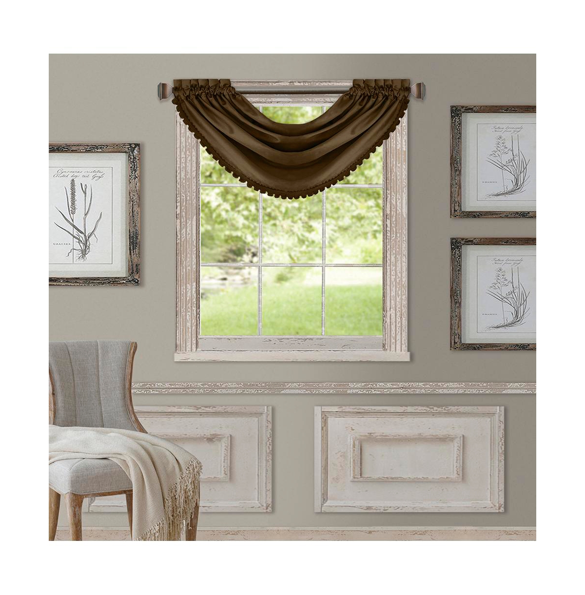 Click here for Elrene Home Fashions All Seasons Waterfall Window... prices