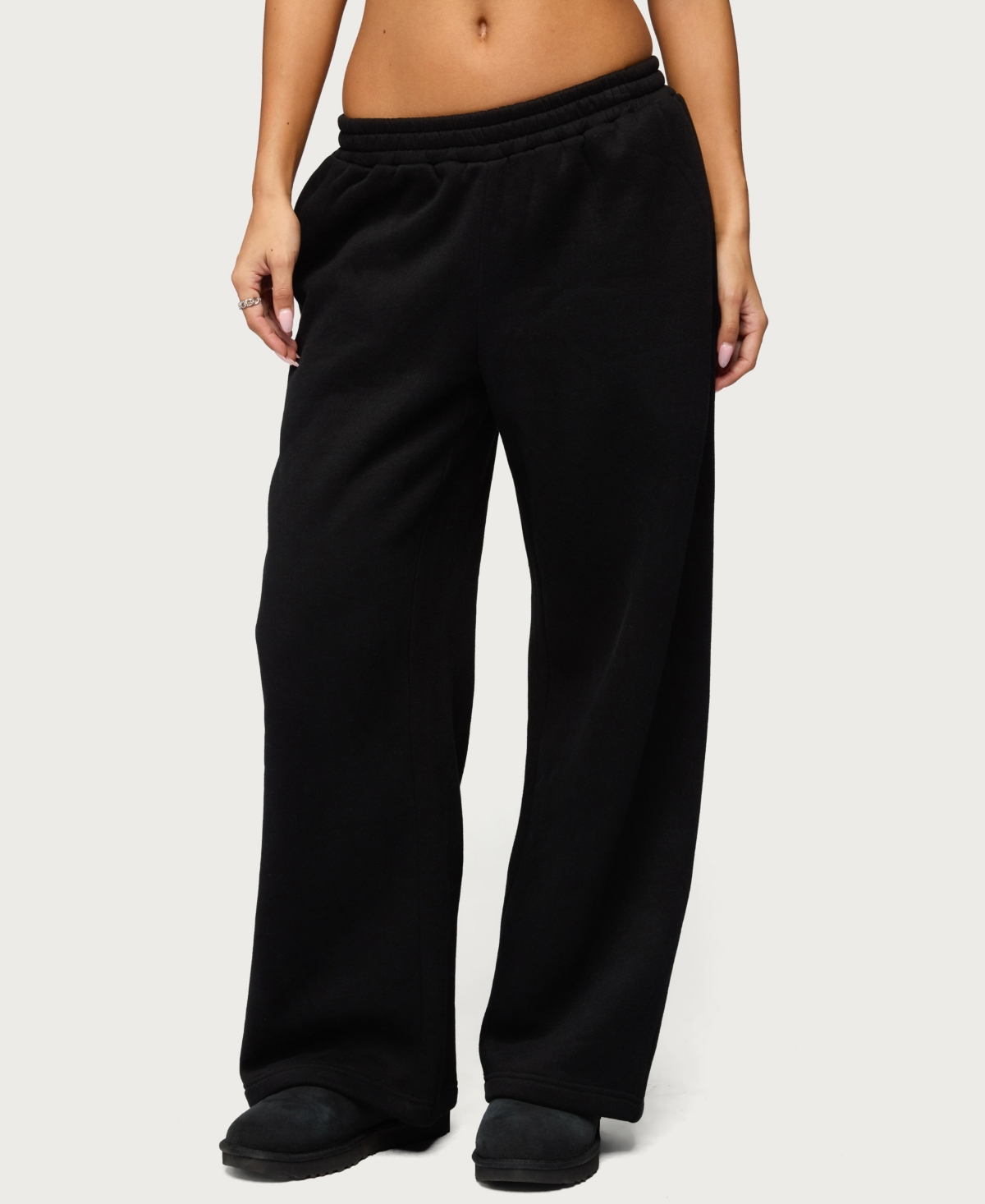 Click here for Edikted Womens Forever Edikted Sweatpants - Black prices
