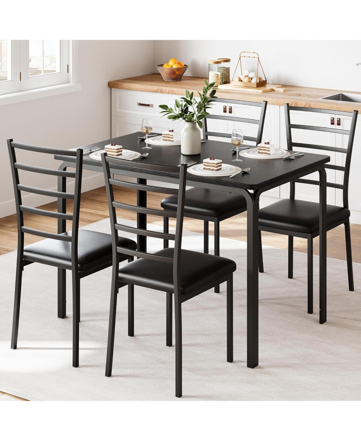 Click here for gaomon Dining Table for 2 Small Table and Chairs S... prices