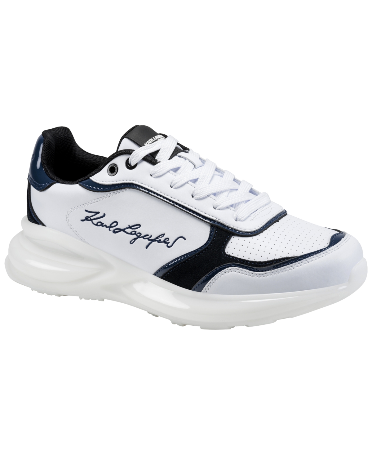 Click here for Karl Lagerfeld Mens Side Logo Embroidered Runner G... prices