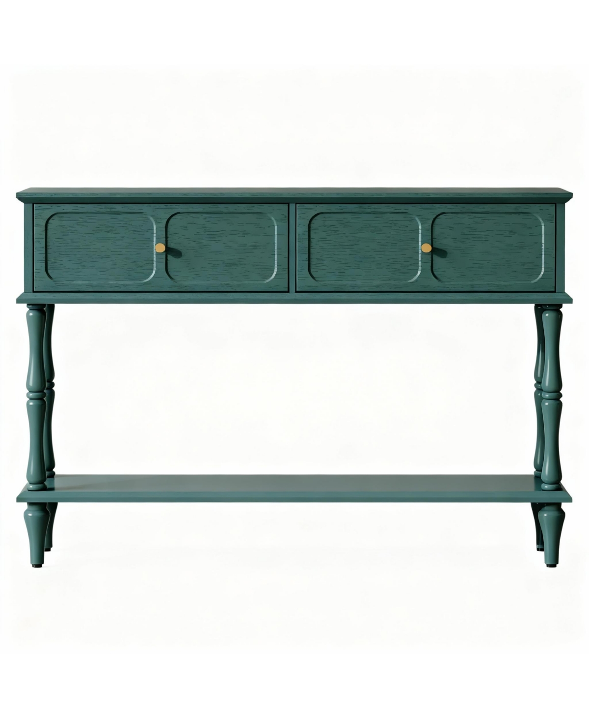 Click here for Yigii Mid-Century Green Console Table  2 Drawers... prices