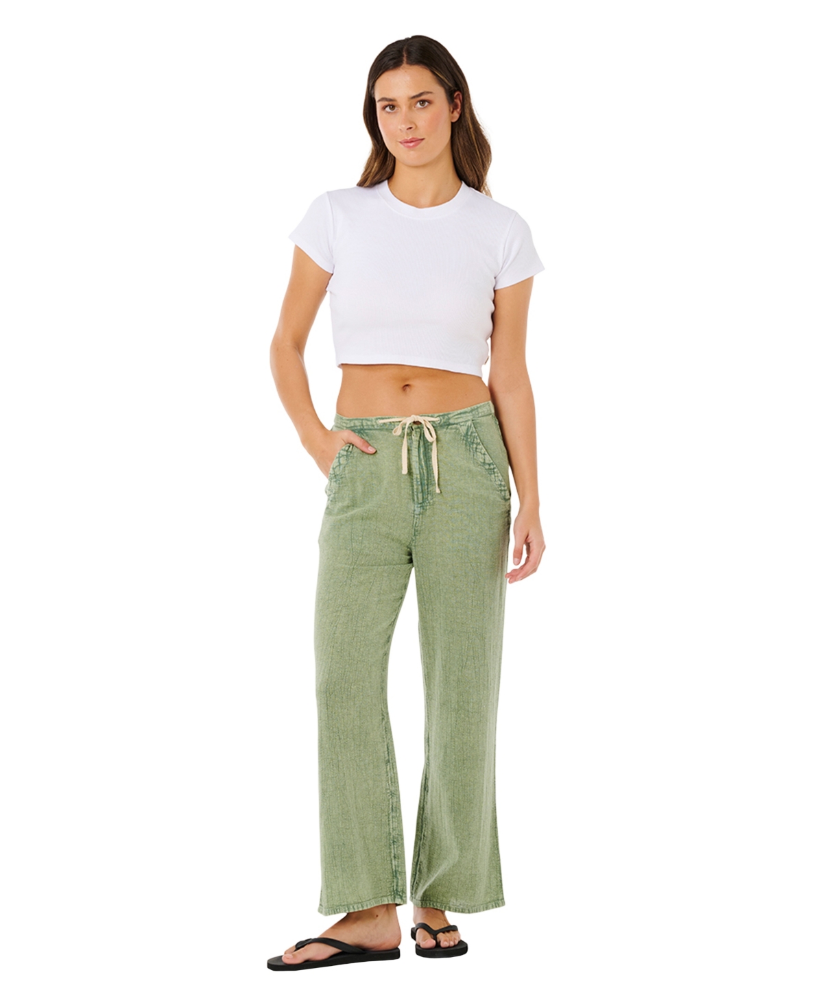 Click here for Rip Curl Womens Classic Surf Wide Leg Pants - Sage prices