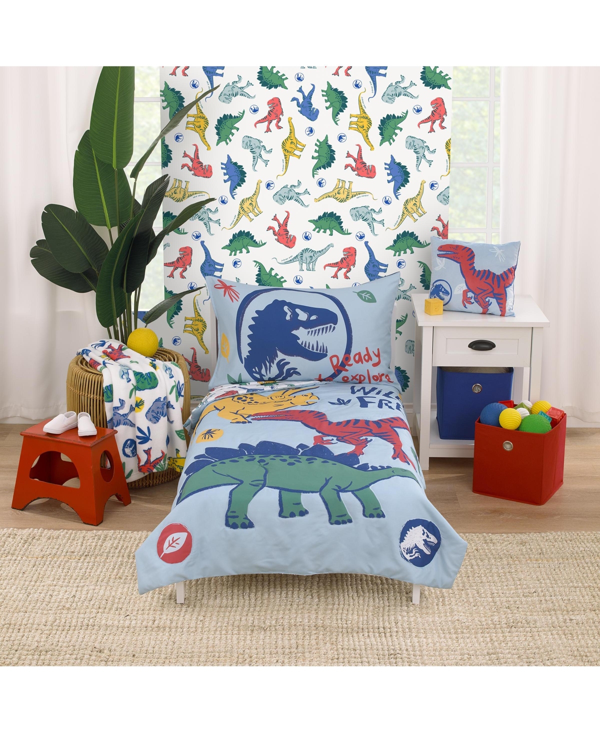 Click here for NoJo Universal Jurassic World 4 Piece Toddler Bed... prices