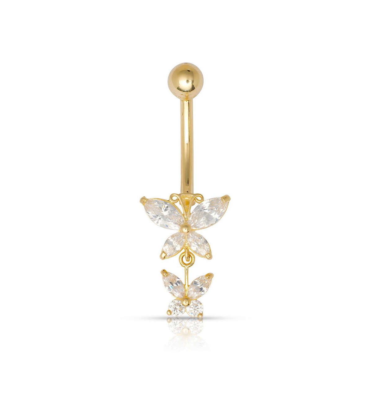 Click here for Curata Jewelry Solid Zirconia Butterfly Angel Wing... prices