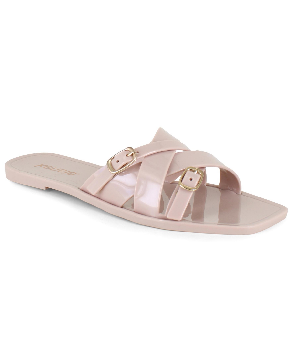 Click here for Kensie Womens Jellie Slide Sandal - Rose prices