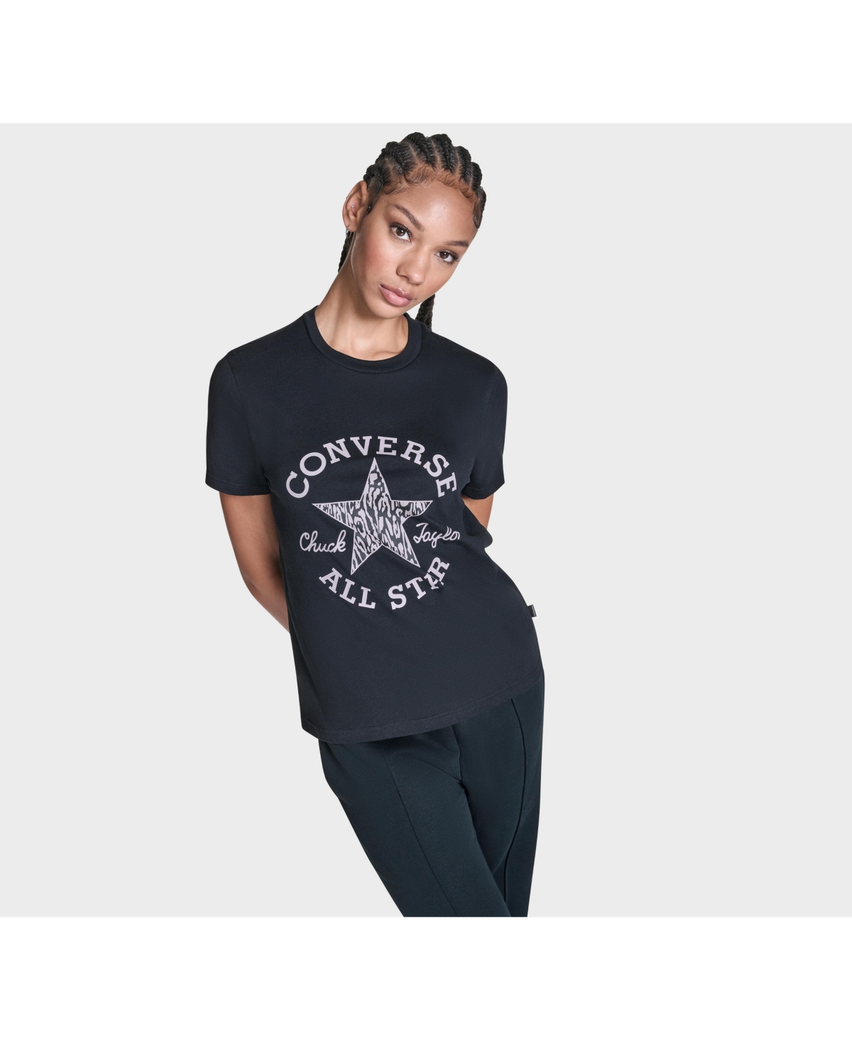 Click here for Converse Womens Animal Infill T-Shirt - Converse b... prices