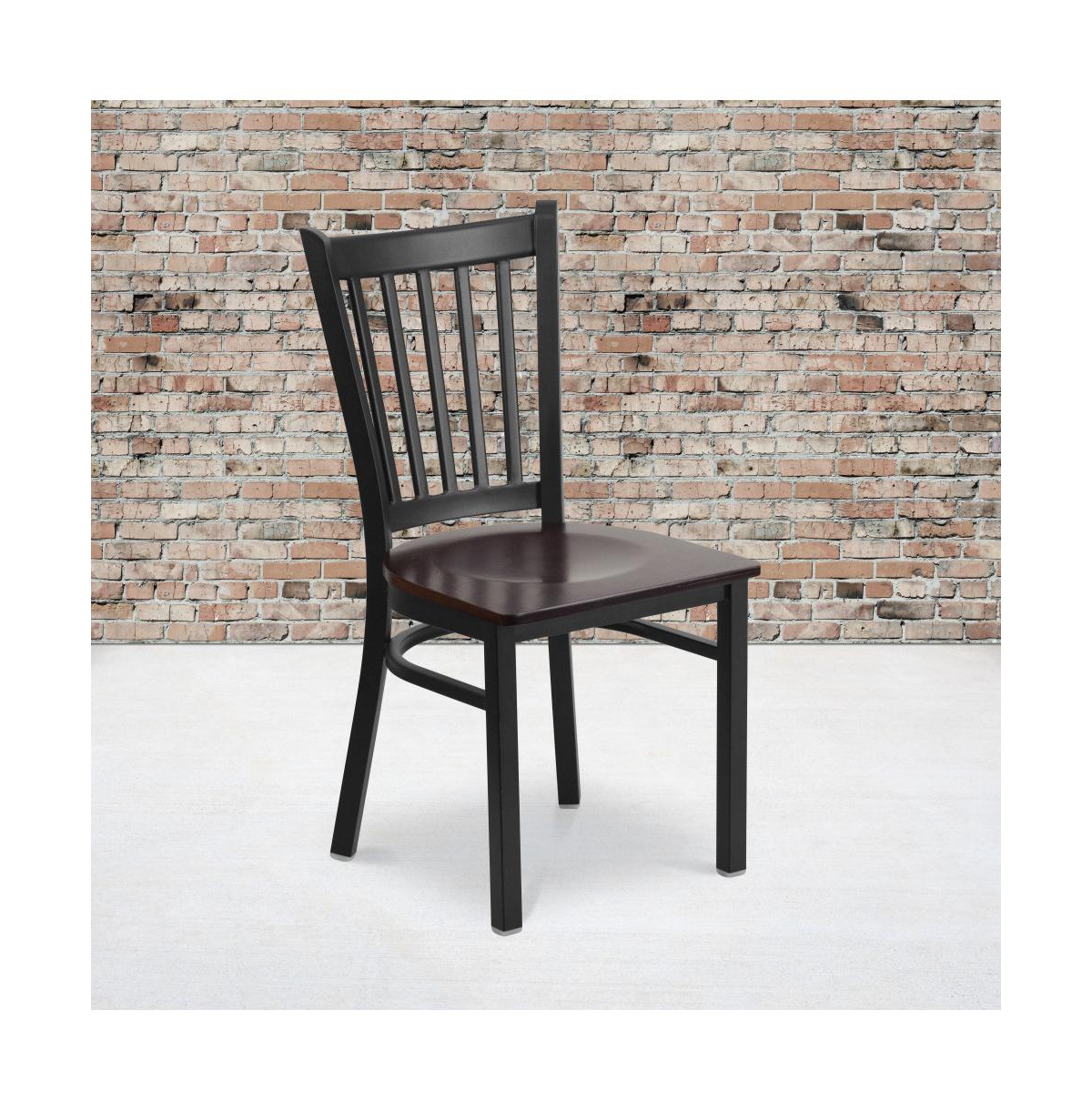 Click here for Emma+Oliver 2 Pack Vertical Back Metal Restaurant... prices