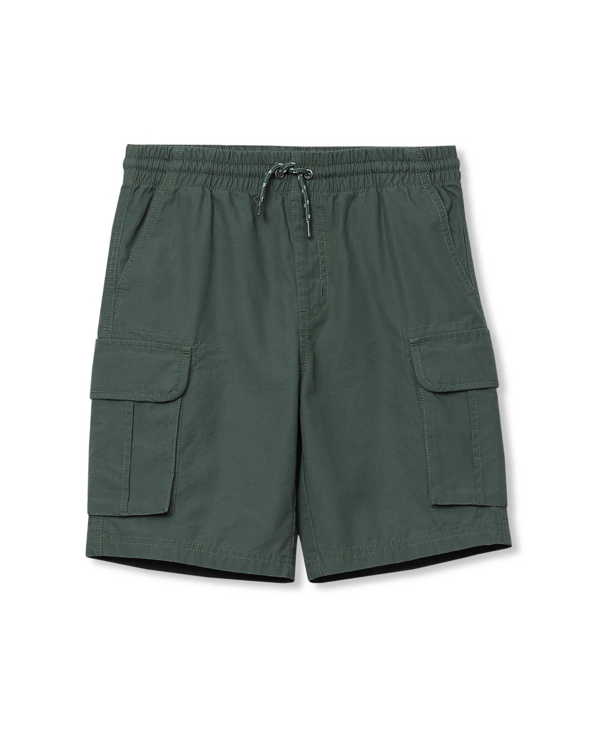 Click here for Lands End Boys Utility Cargo Shorts - Dark forest... prices