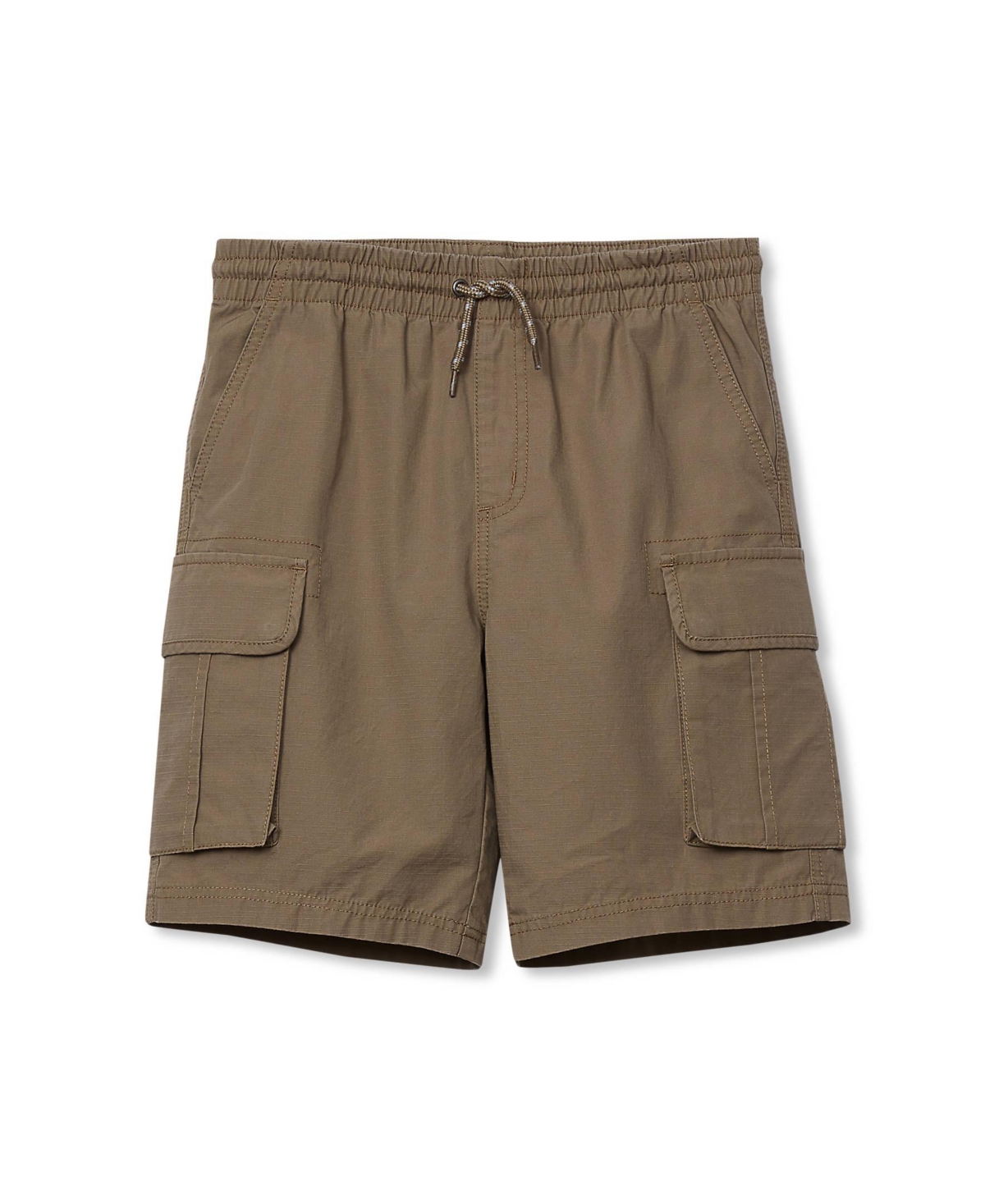 Click here for Lands End Boys Utility Cargo Shorts - Taupe prices
