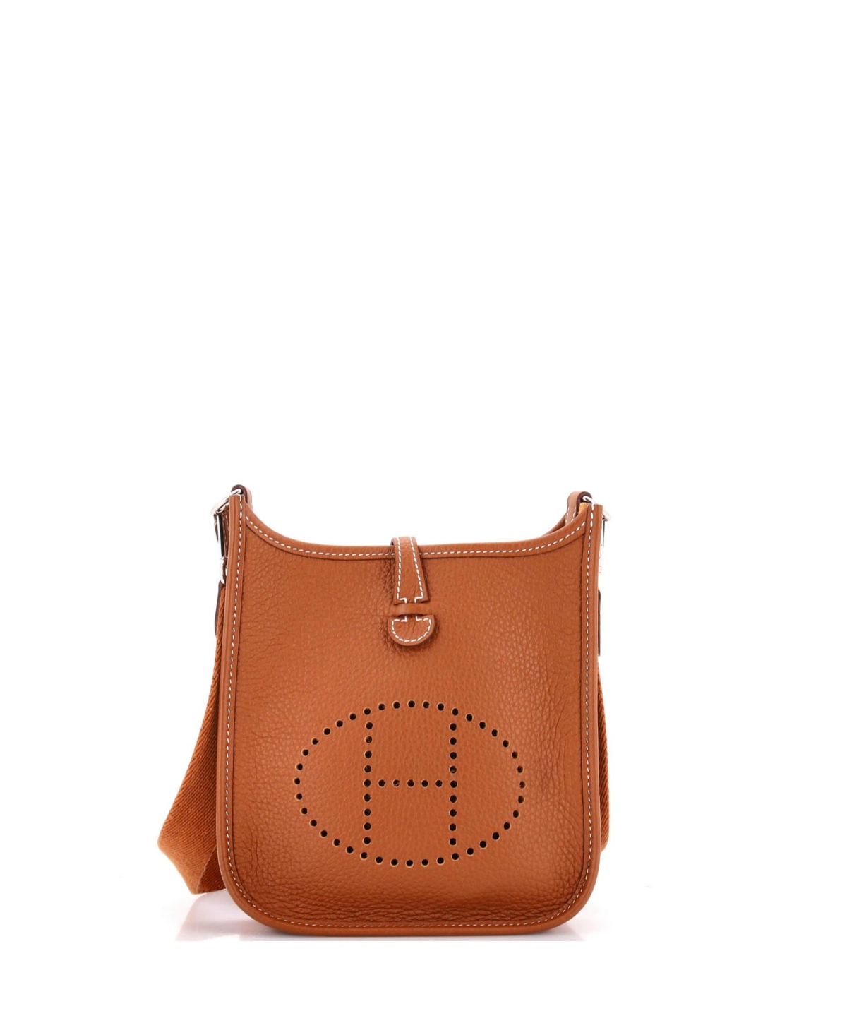 Click here for Pre-Owned HERMES Tpm Evelyne Bag Gen Iii Clemence... prices
