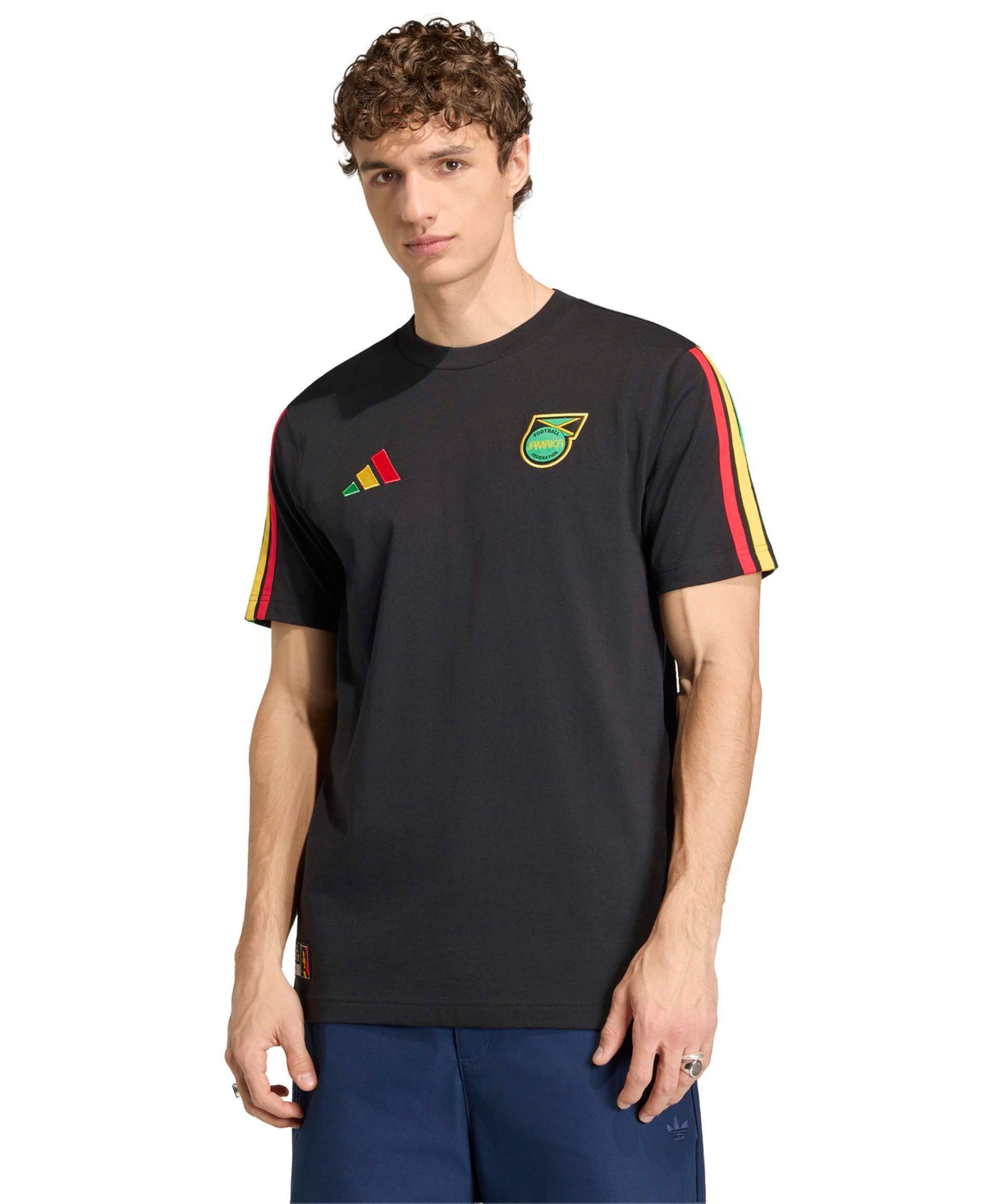 Click here for adidas Mens Jamaica Dna Graphic Crewneck T-Shirt -... prices