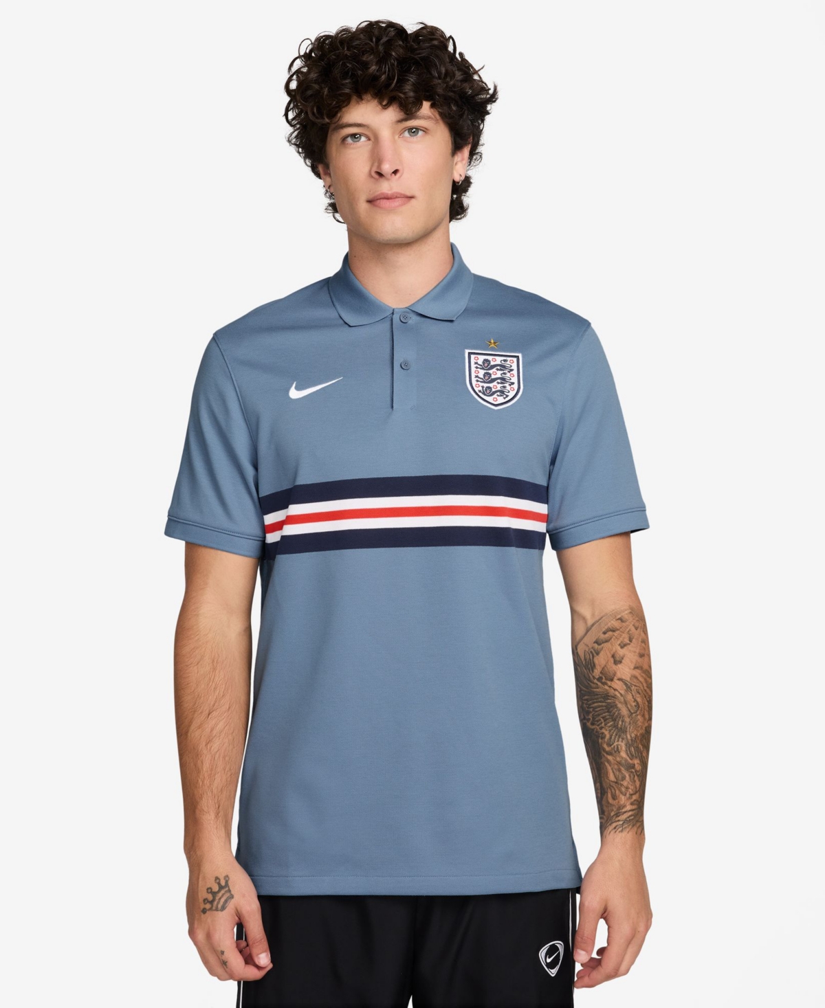 Click here for Nike Mens England Dri-fit Soccer Polo Shirt - Work... prices
