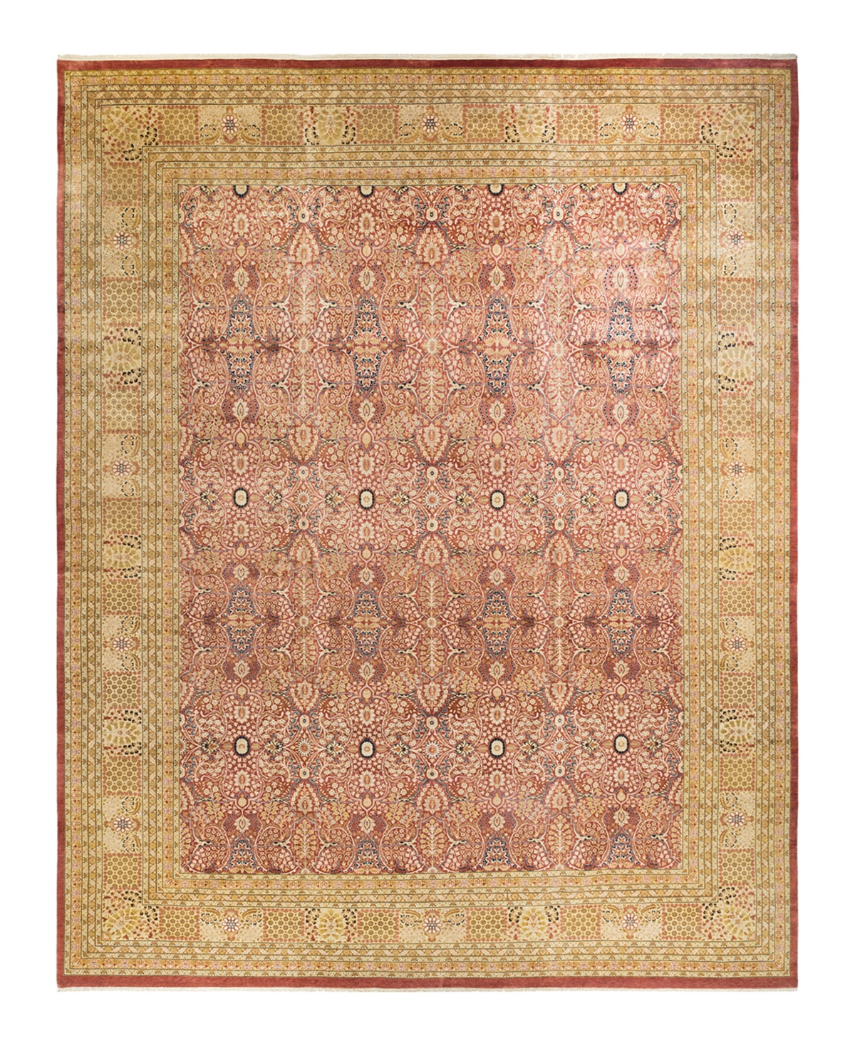 Adorn Hand Woven Rugs Mogul M1294 12 4 x 15 8 Area Rug - Orange