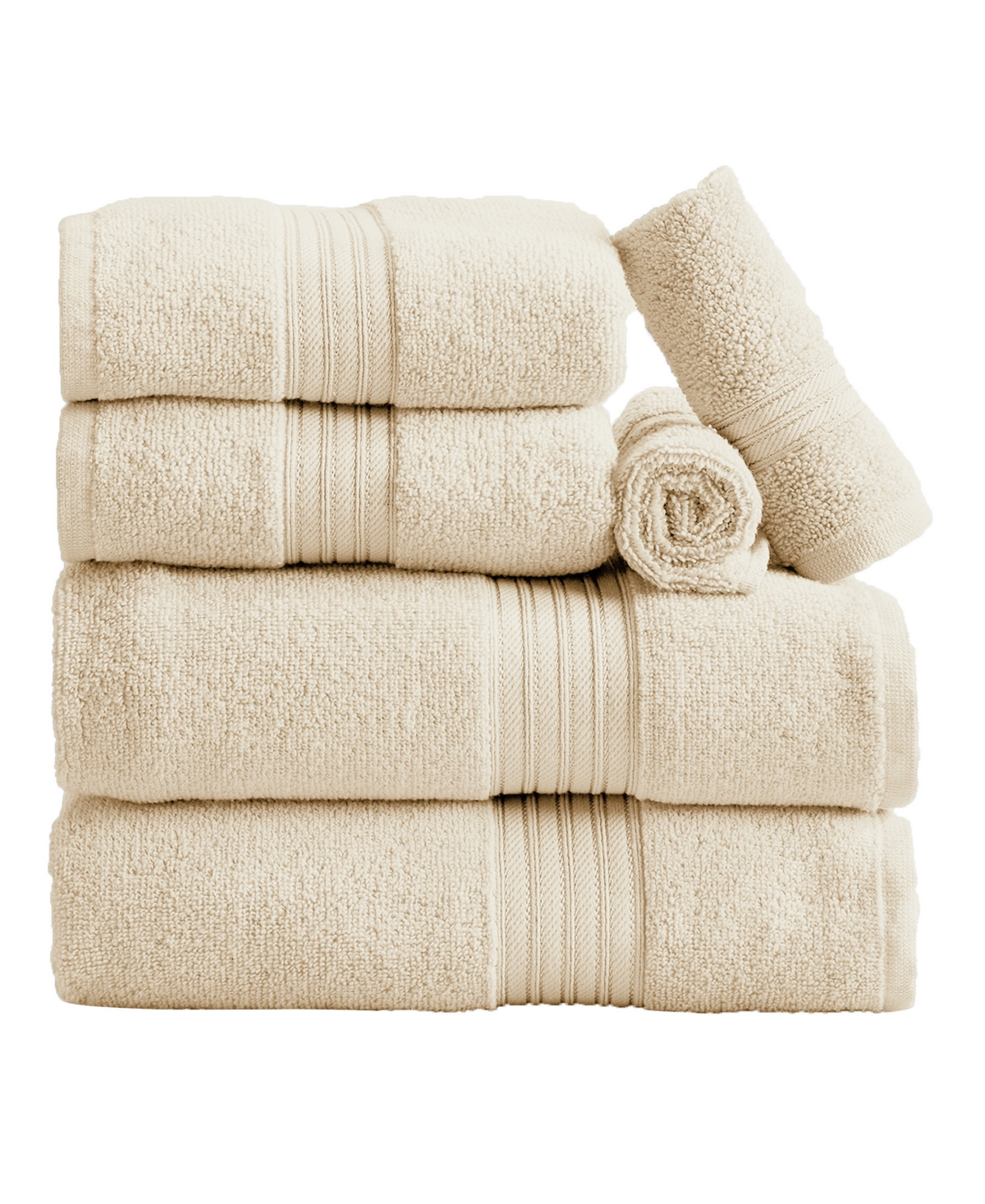 Click here for Linery & Co. Quick-Drying Cotton 6-Piece Bath Towe... prices