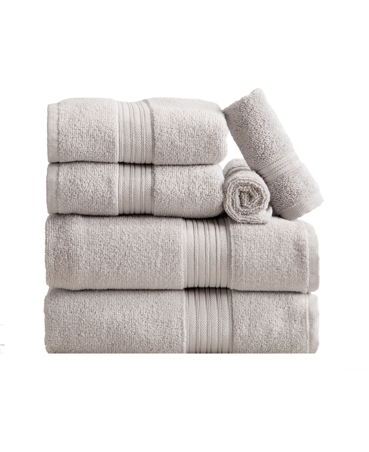 Click here for Linery & Co. Quick-Drying Cotton 6-Piece Bath Towe... prices