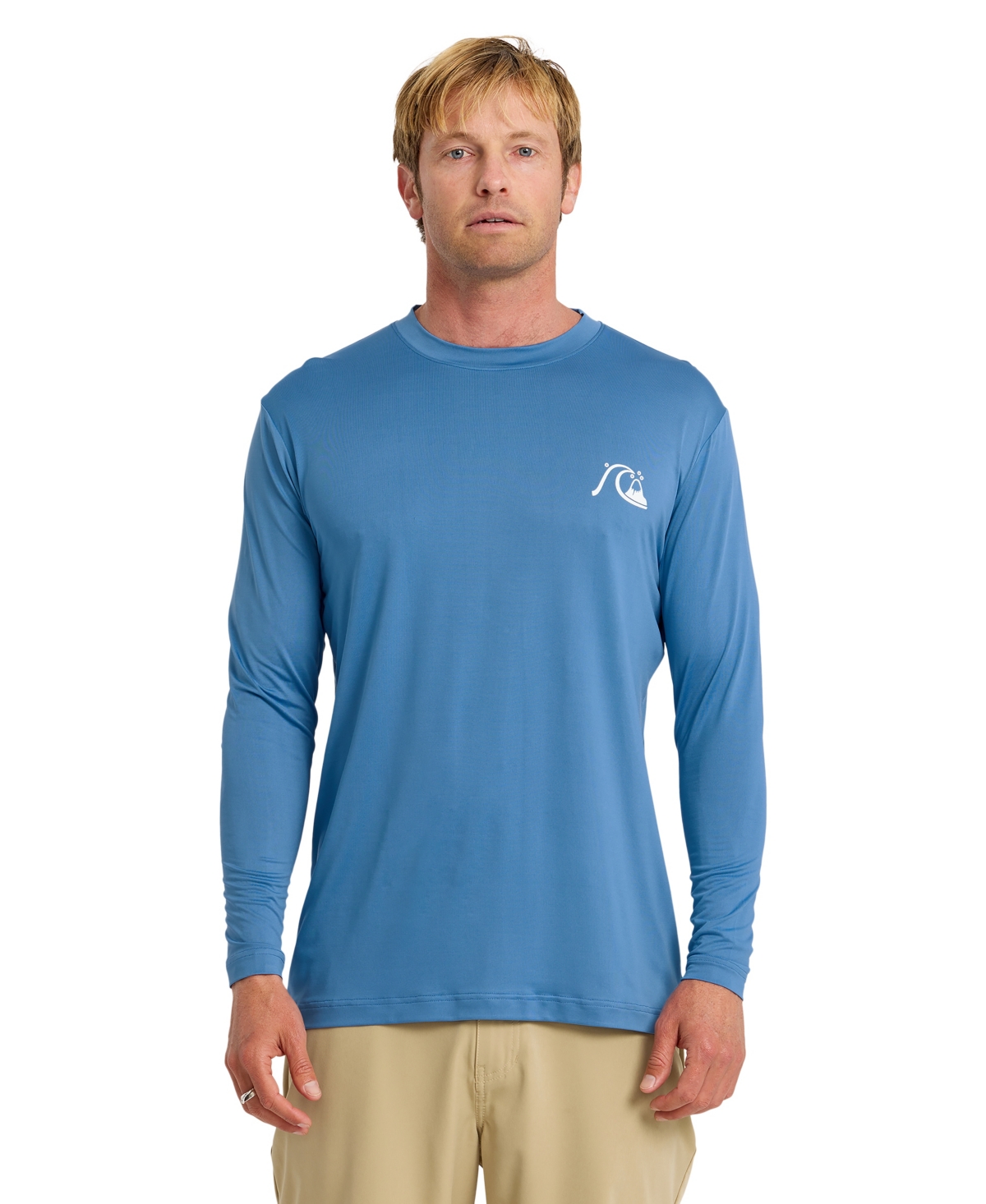 Click here for Quiksilver Mens Logo Surf Long-Sleeve T-Shirt - Ri... prices