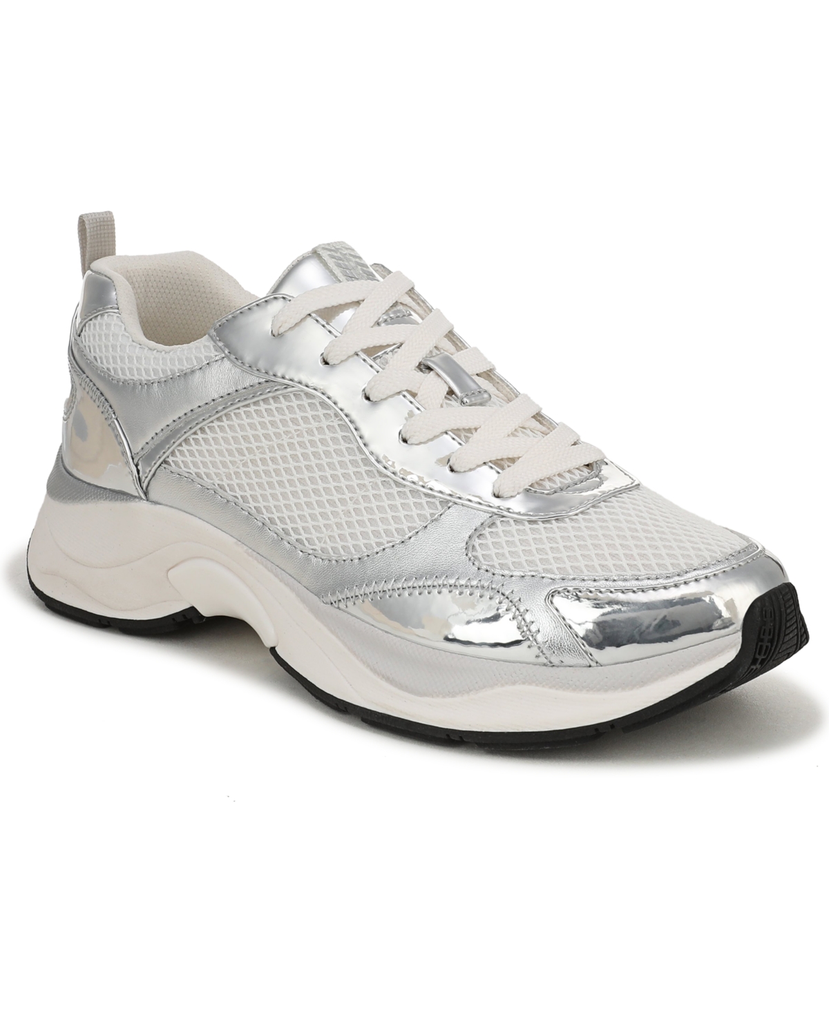 Click here for Naturalizer Womens Zoie Lace-Up Sneakers - White M... prices