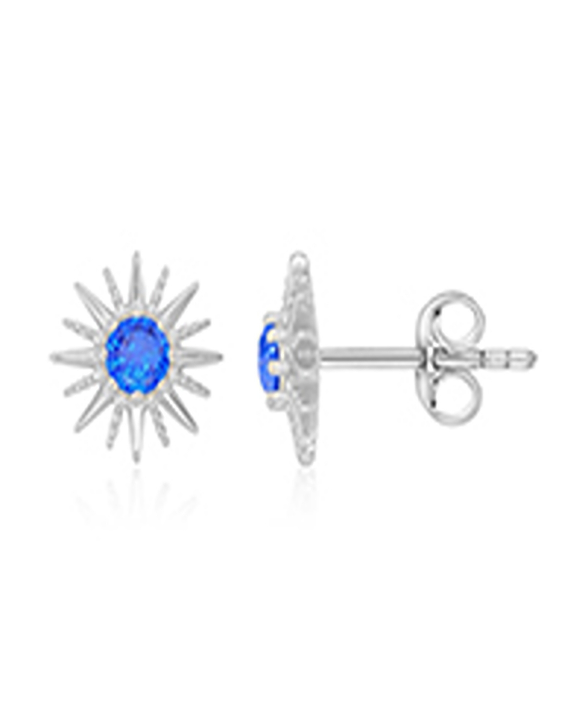Click here for Macys Created Blue Spinel Starburst Stud Earrings... prices