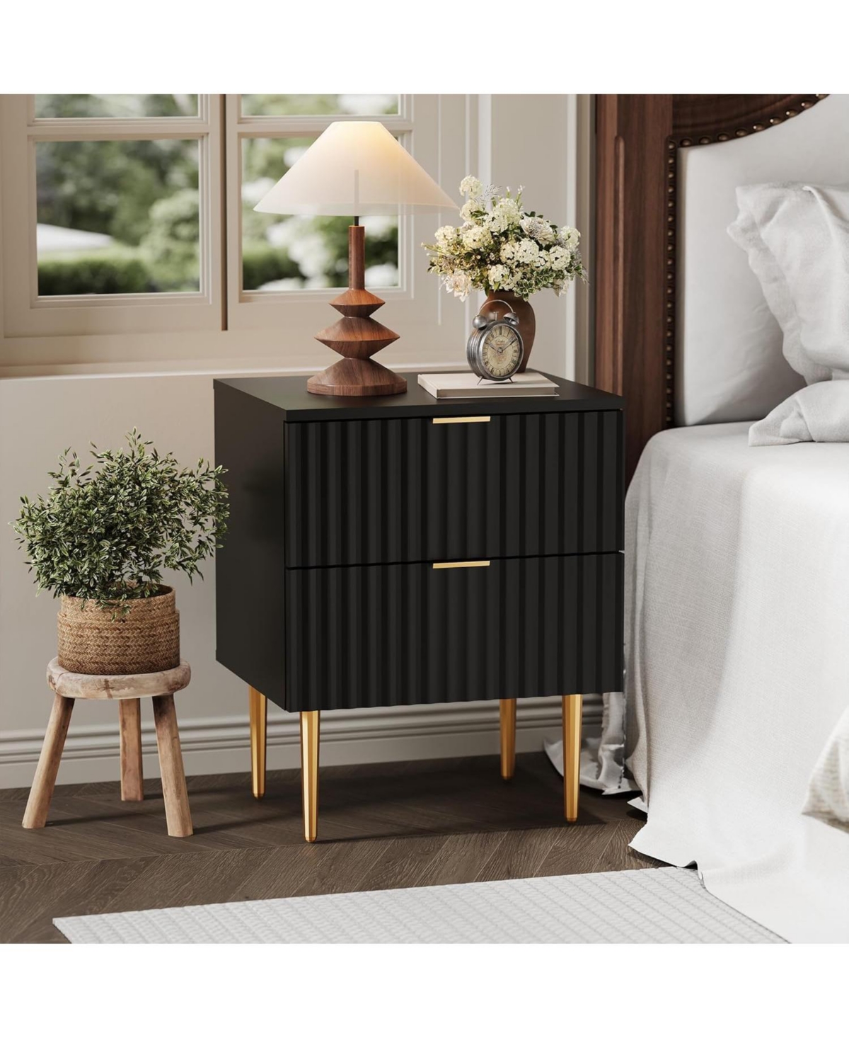 Click here for gaomon Mid-Century Nightstand Set of 1/2  Bedside... prices