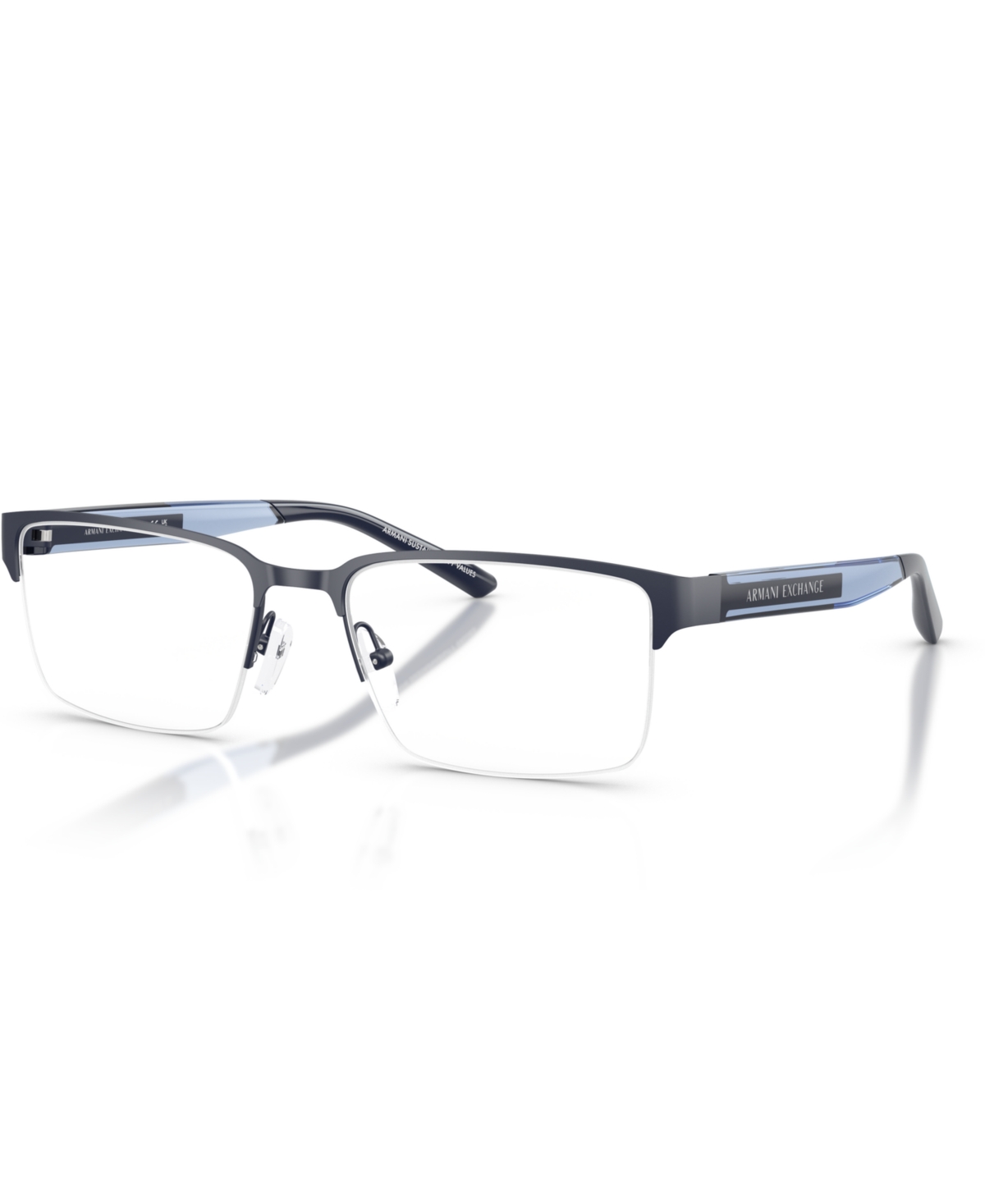 Click here for A|X Armani Exchange Mens Rectangle Eyeglasses  AX1... prices