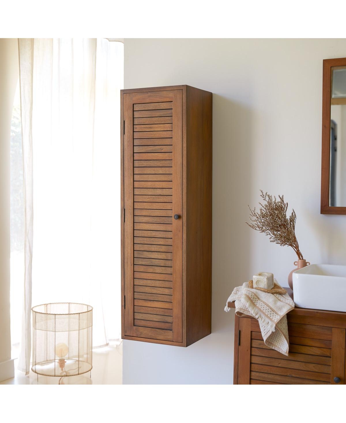 Click here for Tikamoon Loggia 120 tall solid acacia bathroom cab... prices