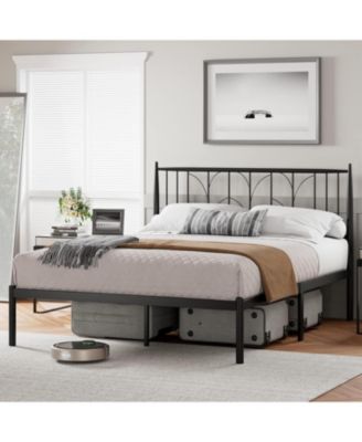 Click here for Gaomon Metal Wheat Headboard Easy Assembly Platfor... prices