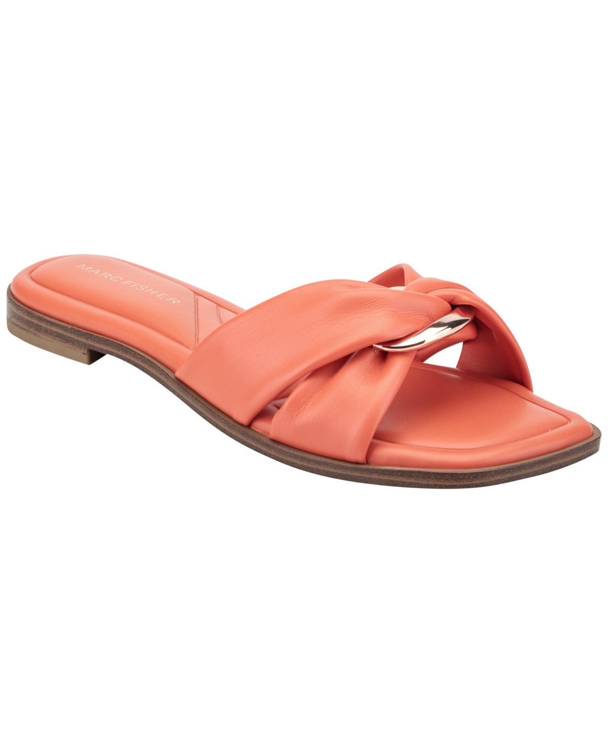 Click here for Marc Fisher Womens Fida Slip-On Flat Sandals - Ora... prices