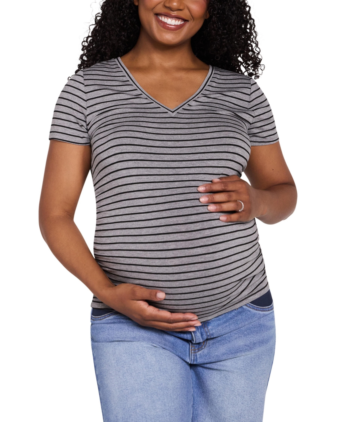 Click here for Motherhood Maternity Maternity Motherhood V-Neck S... prices