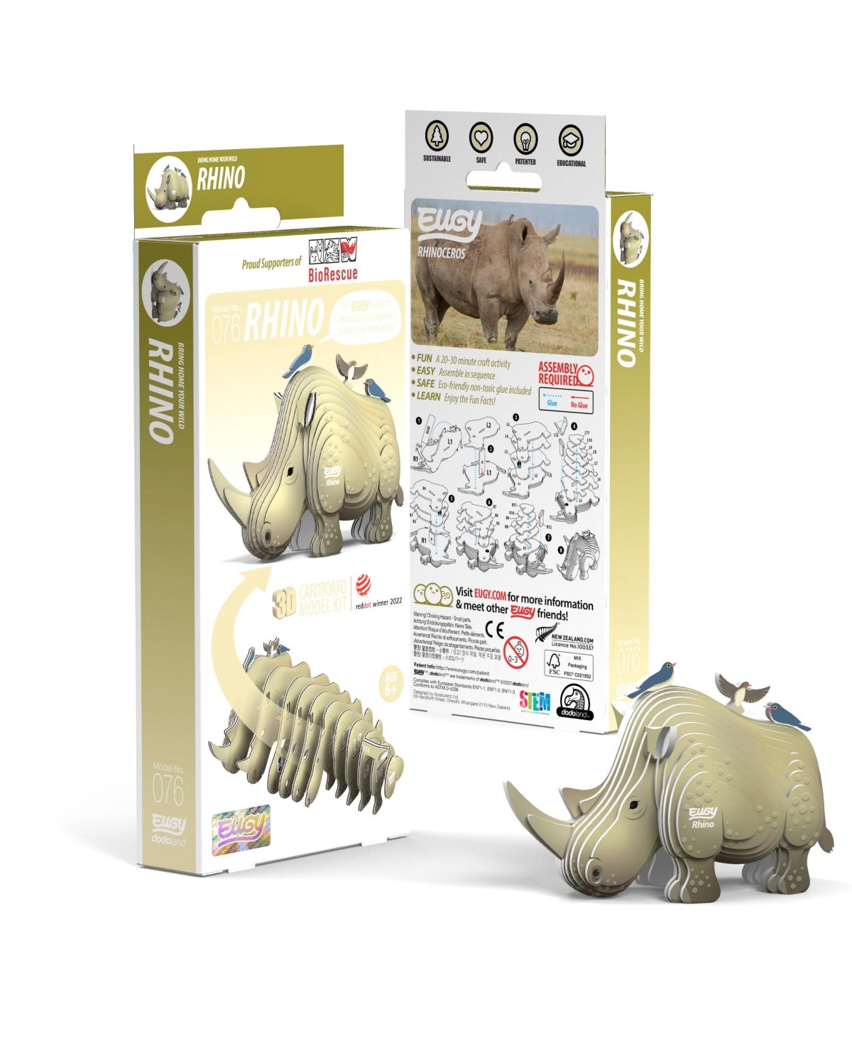 Click here for Eugy Rhino 3D Puzzle prices