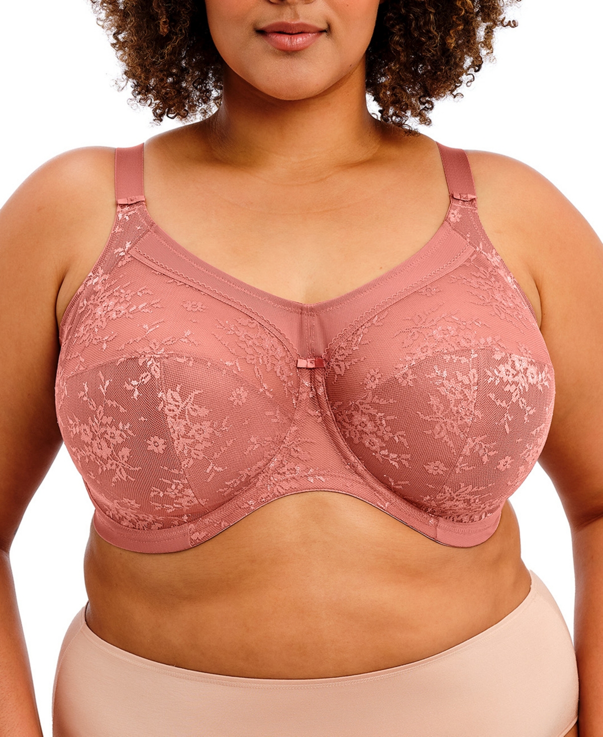 Click here for Elomi Plus Size Verity Underwire Full Cup Bra - Ro... prices